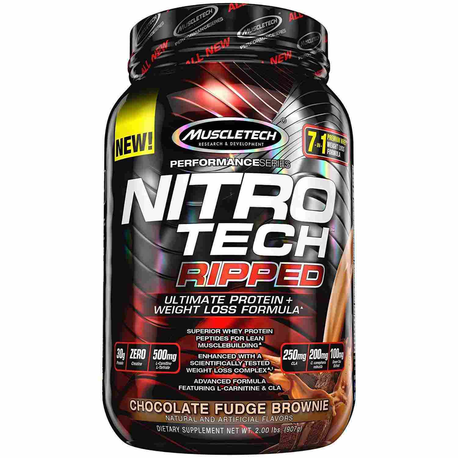 Proteine Muscletech Nitro Tech Ripped - Musclegain.Ro