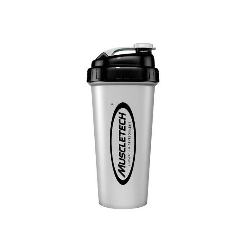 Accesorii Muscletech Shaker Silver - Musclegain.Ro